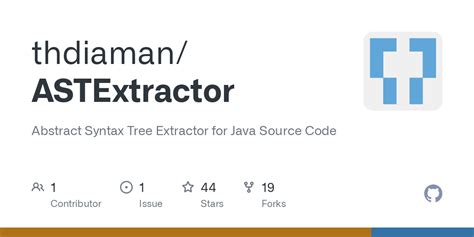 GitHub Thdiaman ASTExtractor Abstract Syntax Tree Extractor For Java Source Code