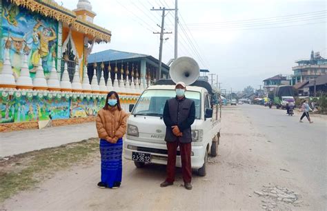 နမ့်ခမ်းမြို့ရှိ မြို့ပေါ်ရပ်ကွက်များနှင့် လူစည်ကားရာနေရာများ၌ ကိုဗစ