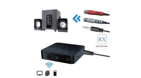 Bluetooth 5 0 Audio Adó Vevő Adapter Rx Tx Mód Audio Eszközökhöz