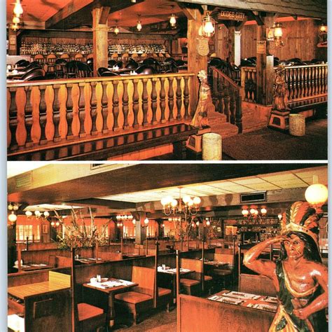 8 Oversized C1970s Saugus Ma Frank Giuffridas Steak House Postcard
