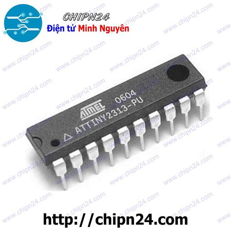 1 CON DIP IC Attiny2313A PU DIP 20 Attiny2313A Attiny2313
