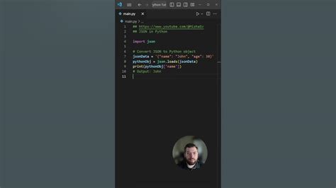 Working With Json Data In Python Python Explained Shorts Python Pythonprogramming Youtube