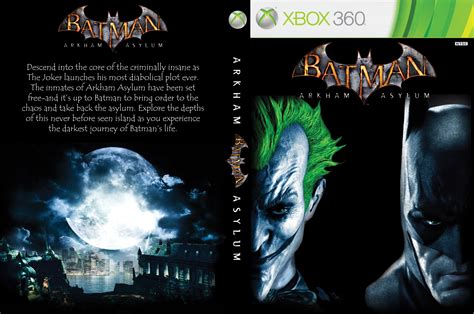 Batman Arkham Asylum Custom Cover By Snomanx On Deviantart