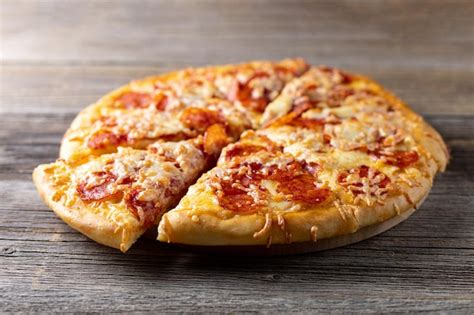 Premium Photo Tasty Hot Homemade Pepperoni Pizza Traditional Classic