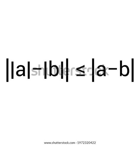 Reverse Triangle Inequality Theorem Mathematic Stock Vector Royalty Free 1972320422 Shutterstock