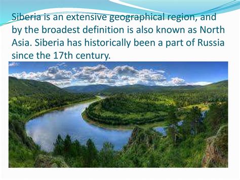 Geographical Region Siberia Online Presentation
