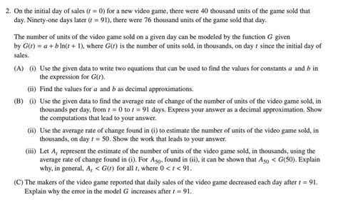 Ap® Precalculus Frq Your How To Guide Albert