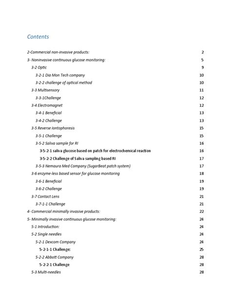 Glucometer Pdf Optics Sensor