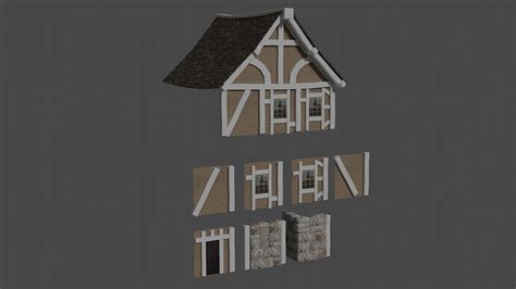 The Modular Building Parts With Textures Show Gamedevtv