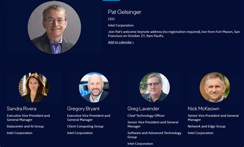 Intel CEO Pat Gelsinger Developers Youre The Center Of Value