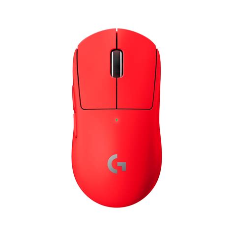 Mouse Gamer Sem Fio Logitech G Pro X Superlight 25600 DPI 5 Botões USB Vermelho 910 006783