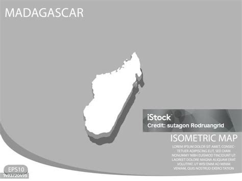 マダガスカルの要素の白い等角図灰色 コンセプトマップの背景 編集とカスタマイズが簡単エピソード10 マダガスカルのベクターアート素材や画像