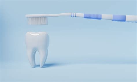 파란색 배경에 칫솔로 칫솔질 건강 관리 및 의료 개념 3d 일러스트 렌더링 0명에 대한 스톡 사진 및 기타 이미지 0명 3