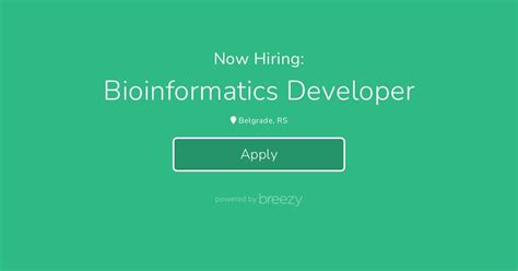 Bioinformatics Developer At Genestack Ltd