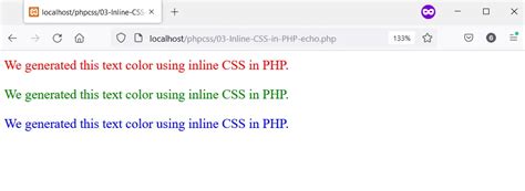 在 php 中使用 css 样式 迹忆客