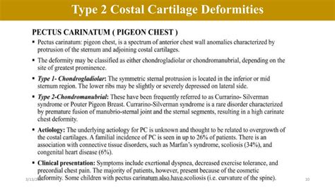 Chest Wall Deformity By Baasir Umair Khatak Pptx