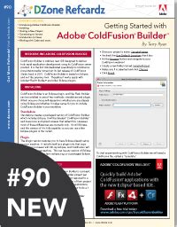 ColdFusion Builder Reference Via DZone