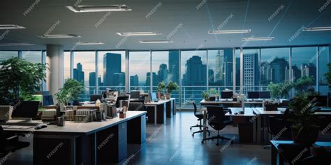 Premium Photo A Clean And Professional Office With An Anodized