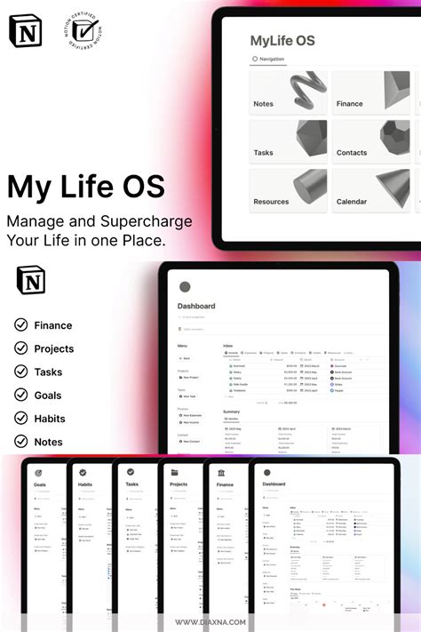 Notion Second Brain My Life OS Template by Solt Wagner - Simplify and Enhance Your Life ...