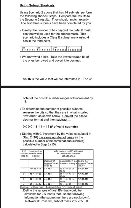 Solved Define The Ranges Of Host Ids That Would Be Available