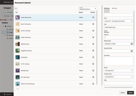 Using The Redwood User Interface Of Oracle Webcenter Content 12c 12 2 1 4 On Oci Marketplace