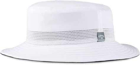 Callaway Mens Cg Bucket Hat Golf Cap White Ml New