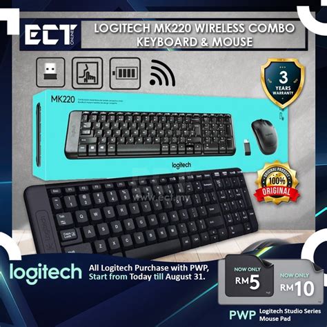 Logitech Mk Wireless Keyboard And Mouse Combo Shopee Malaysia
