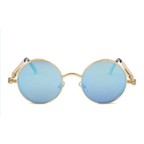 Unisex Titus Vintage Retro Roundcircle Teashades Steampunk Sunglass