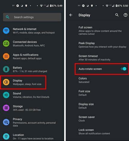 How To Enable Disable Screen Rotate On Android Technipages
