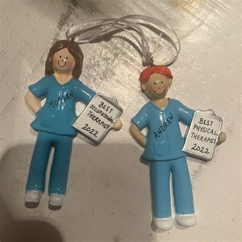 Personalized Physical Therapist Ornament Christmas Ornament Therapist