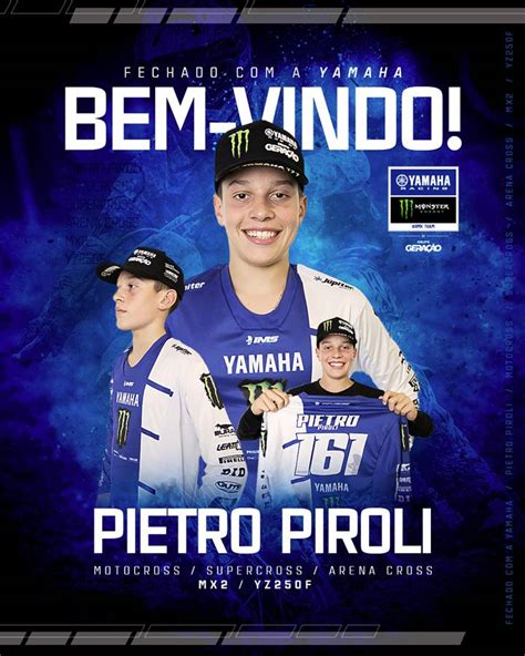 Pietro Piroli é O Novo Piloto Da Yamaha Monster Energy Geração Amazon