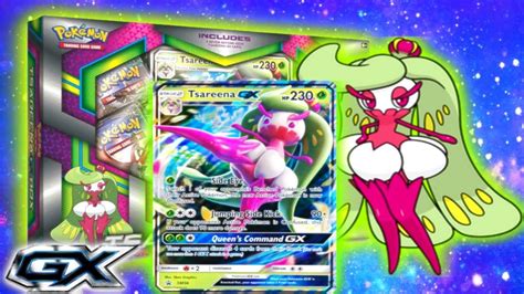 Opening Pokemon Cards Tsareena Gx Deck Youtube