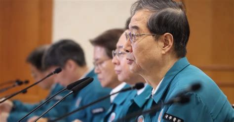 한 총리 “의사 집단행동시 공보의·군의관 투입 준비”
