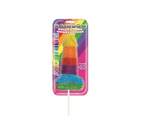 Rainbow Gummy Penis Lollipop Penis Pop Penis Shaped Candy Penis Candy