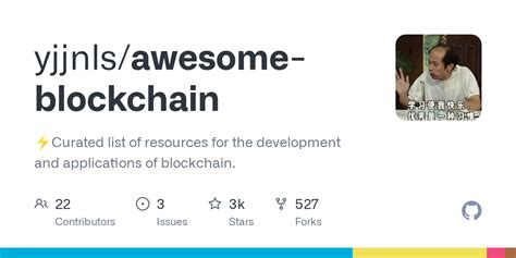 GitHub Yjjnls Awesome Blockchain Curated List Of Resources For The Development And