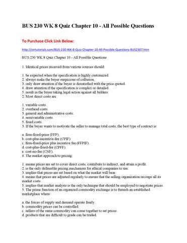 Bus Wk Quiz Chapter All Possible Questions By Jeffwbrady Issuu