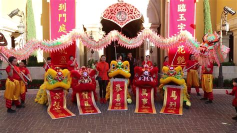 Yau Kung Moon Usa Lion Dance Mgm Las Vegas Hotel Youtube