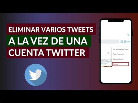 Cómo Puedo Eliminar Todos o Varios Tweets a la vez de una Cuenta