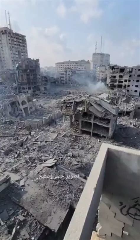 Downtown Gaza Turned To Grey Rgreycolorenjoyers