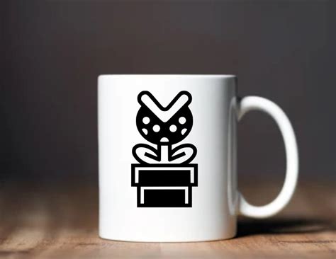 Mario Piranha Plant Svg File Video Game Piranha Flower From Etsy España