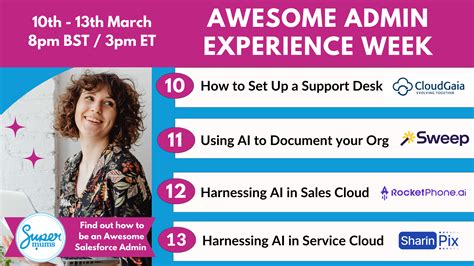 salesforce awesome admin week supermums
