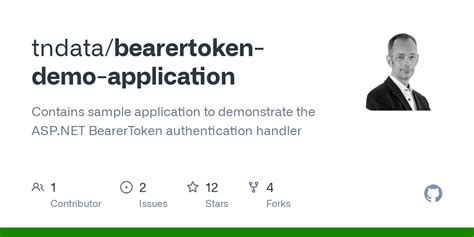 GitHub Tndata Bearertoken Demo Application Contains Sample