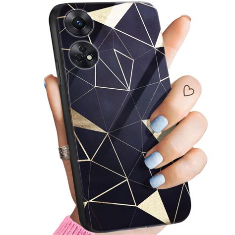 Etui Szklane Do Oppo Reno T G Wzory Geometryczne Figury Glass Pokrowiec Oppo Sklep EMPIK