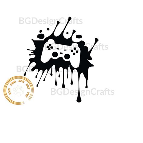 Controller Svg Splash Svg Ink Svg Game Controller Svg Vi Inspire Uplift