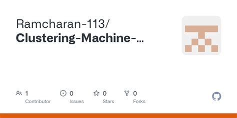 Github Ramcharan 113clustering Machine Learning Model