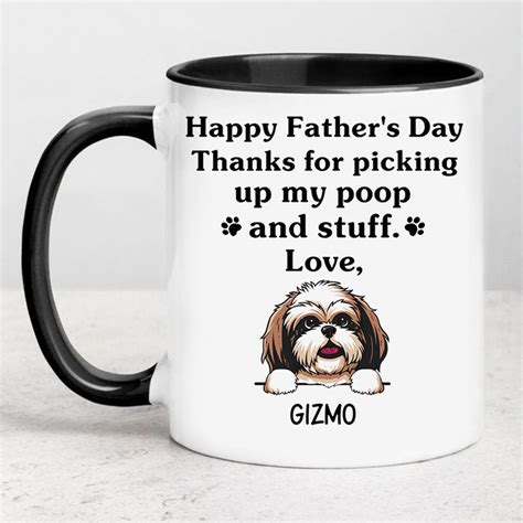 Thanks For Picking Up My Poop And Stuff Fathers Day T Personaliz