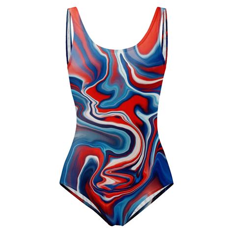Vedolay Womens Back Cutout Slim Tummy Control Print Swimsuit Blue XL