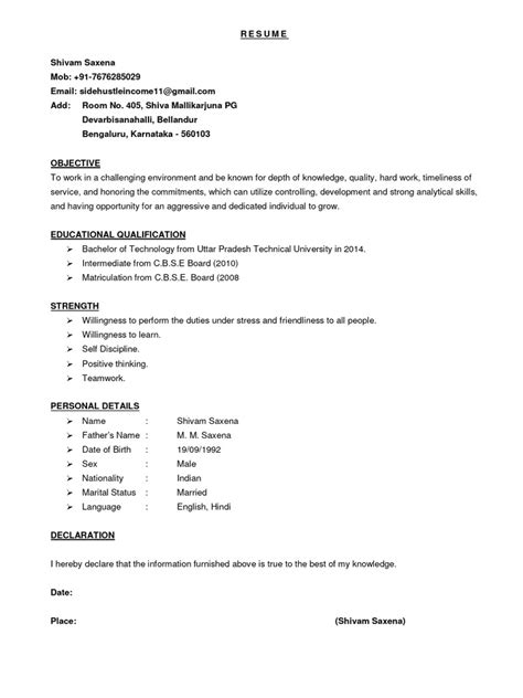 Shivam Saxena Updated Resume Pdf