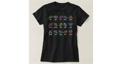 Algebra Dance Funny Graph Figures Math Equation Te T Shirt Zazzle