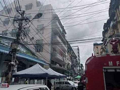 ရန်ကုန်၊ ဘားလမ်းရှိ မွတ်စ်လင်ကုသိုလ်ဖြစ်ဆေးရုံတွင် မီးလောင်